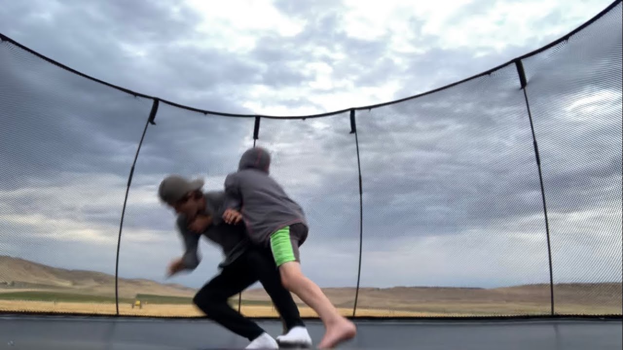 trampoline tricks - YouTube