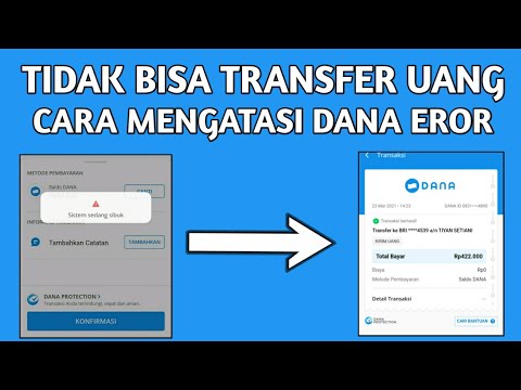 CARA MENGATASI DANA EROR || TIDAK BISA TF UANG - YouTube