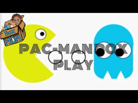 How to make PAC-MAN costumes out cardboard boxes By BOX MOM - YouTube