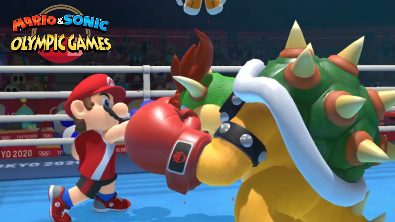 Mario & Sonic At The Olympic Games Tokyo 2020 Boxing Mario VS Vector ...