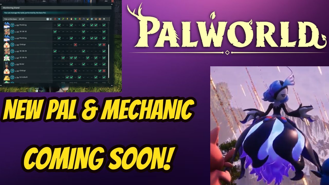 Palworld: New Raid/Boss & New Pal Work Mechanic Coming Soon!! - YouTube