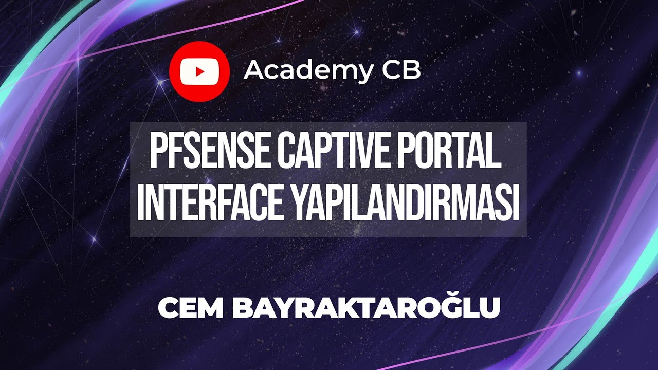 PfSense Captive Portal Interface Yapılandırması - YouTube