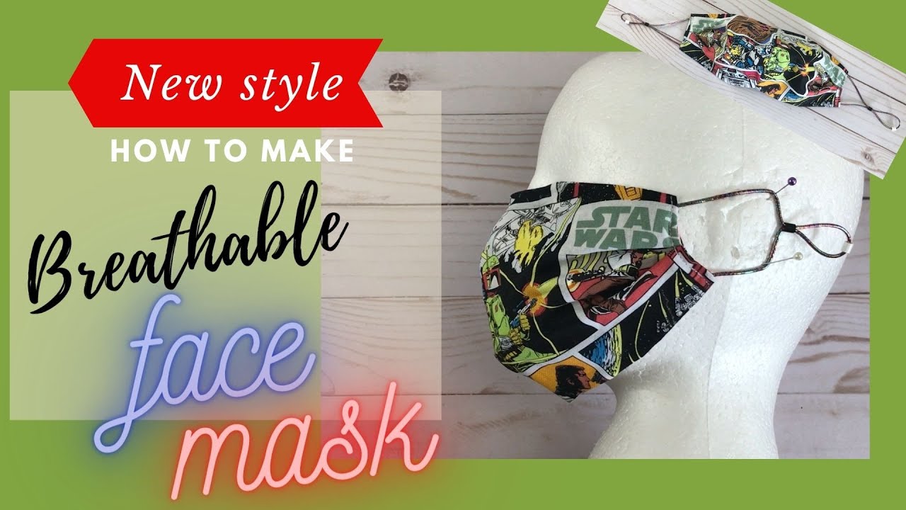 Diy Breathable Face Mask Easy Pattern Sewing Tutorial | How to Make ...