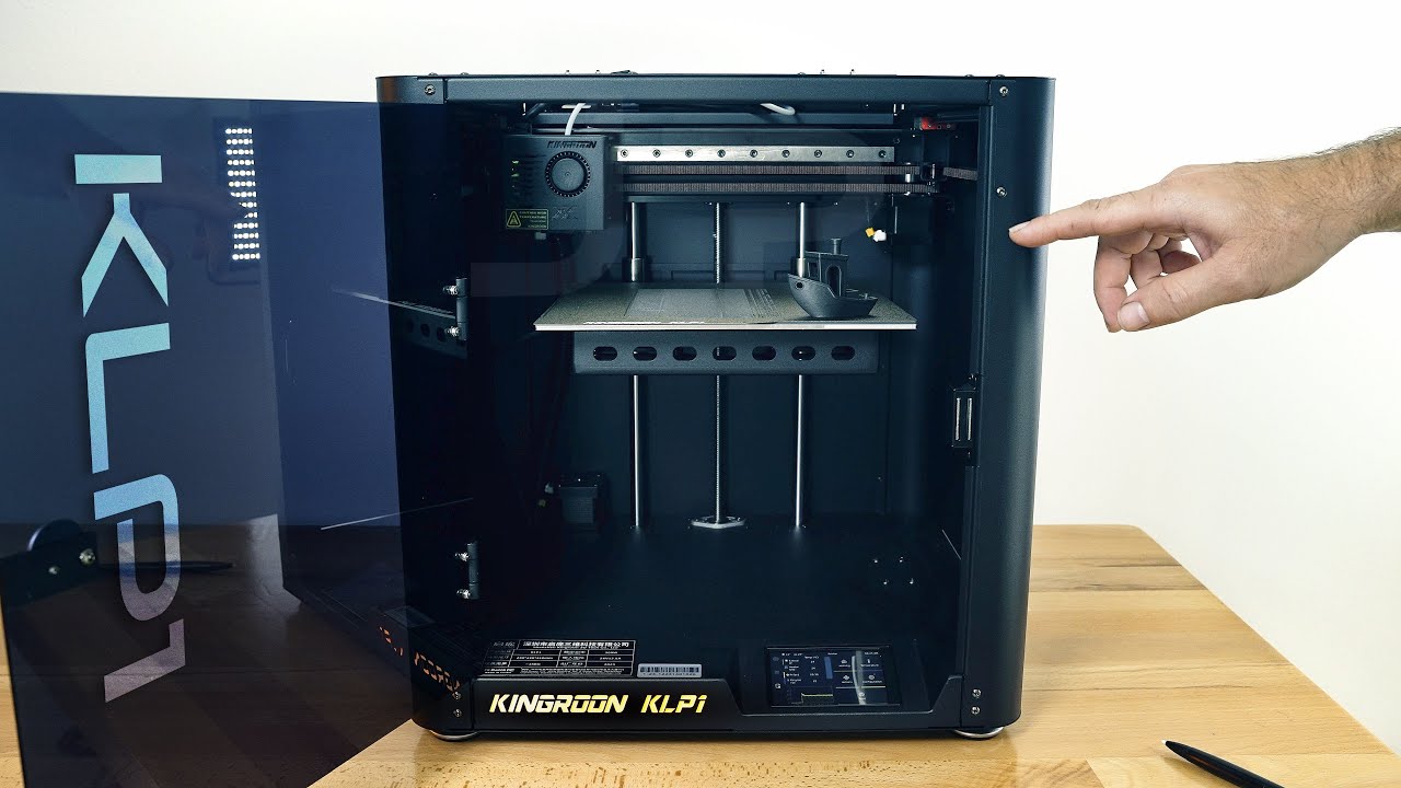 Kingroon KLP1 - Klipper 3D Printer - First Print - YouTube