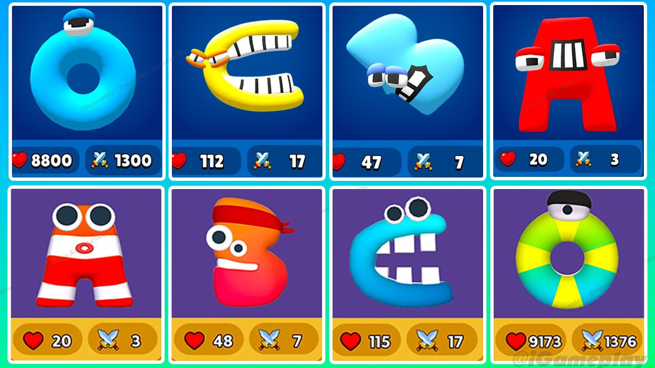 Merge 'Alphabet Lore' Run, Merge Alphabet ABC ⭐⭐⭐ Alphabet Game ...