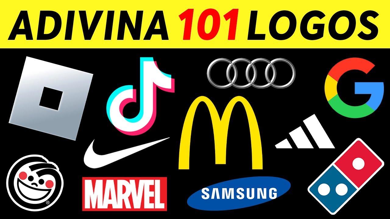 Adivina 101 Logos en 3 Segundos ⏰😱 Logo Quiz - YouTube