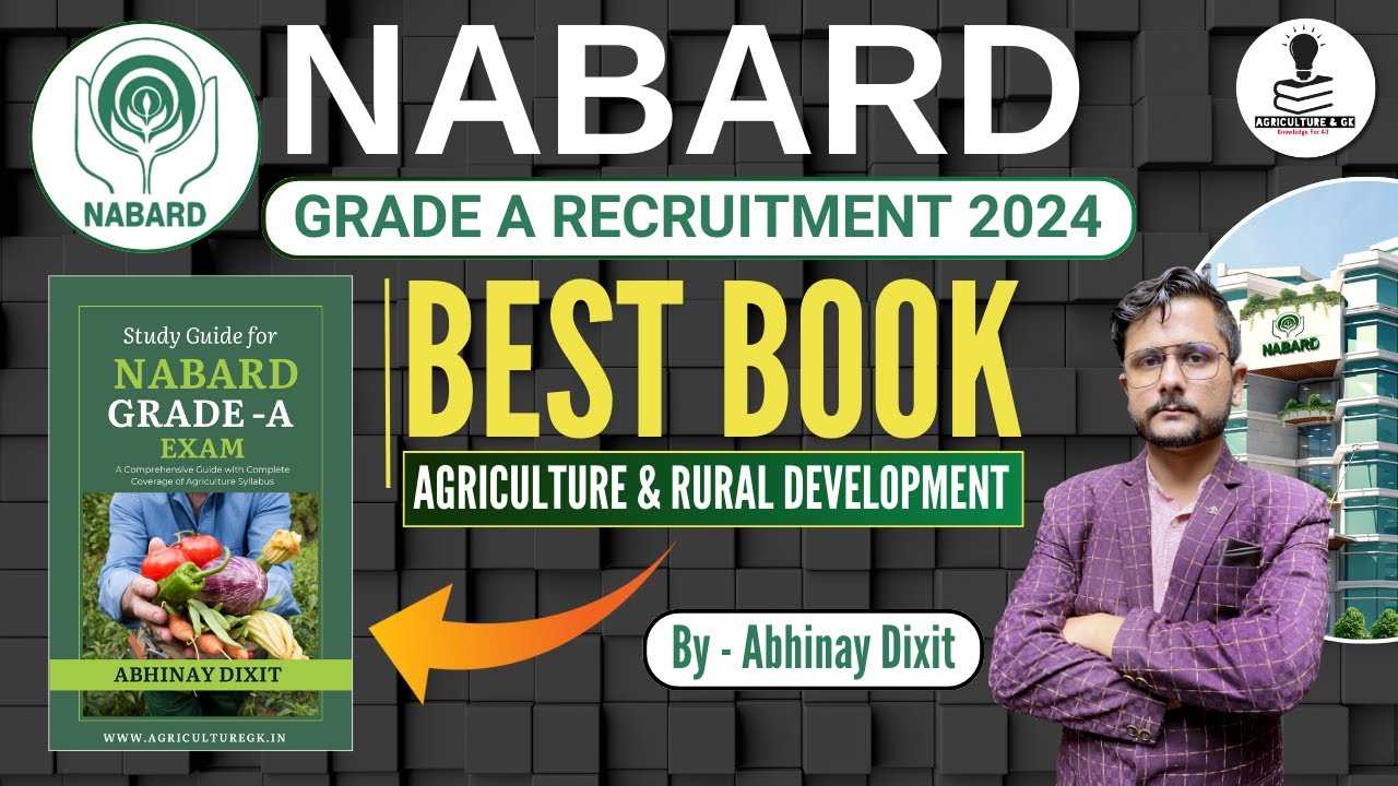 Best Book For NABARD Grade A Exam | NABARD Grade A Agriculture and ...