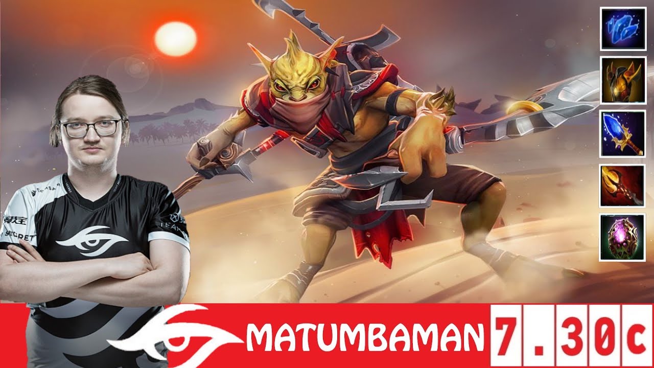 [DOTA 2] Team SECRET.MATUMBAMAN the BOUNTY HUNTER [OFFLANE] [7.30c ...