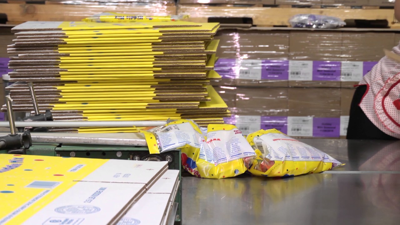 Squid Ink's CoPilot Ink Jet Printer at Candy Manufacturing Plant - YouTube