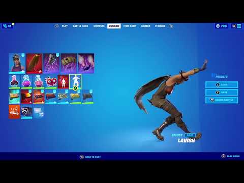 Renegade Raider doing *Lavish emote (RARE)