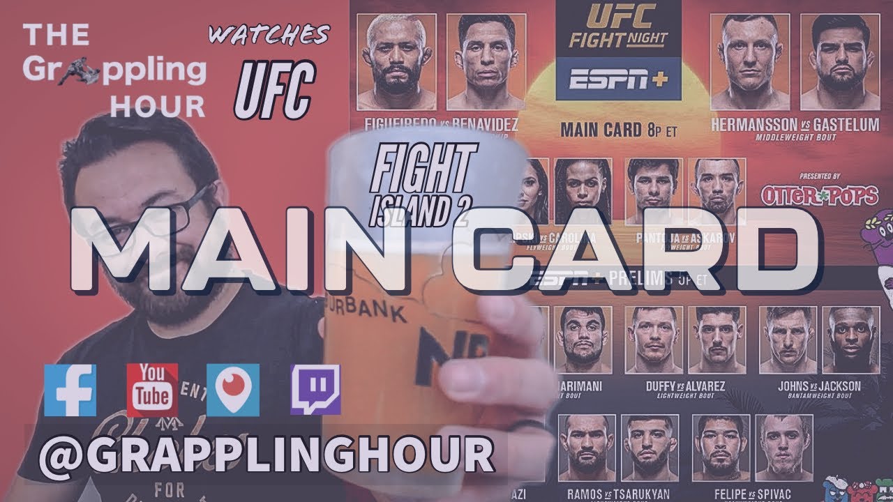 GRAPPLING HOUR watches #UFCFightIsland2 (Main Event) - YouTube