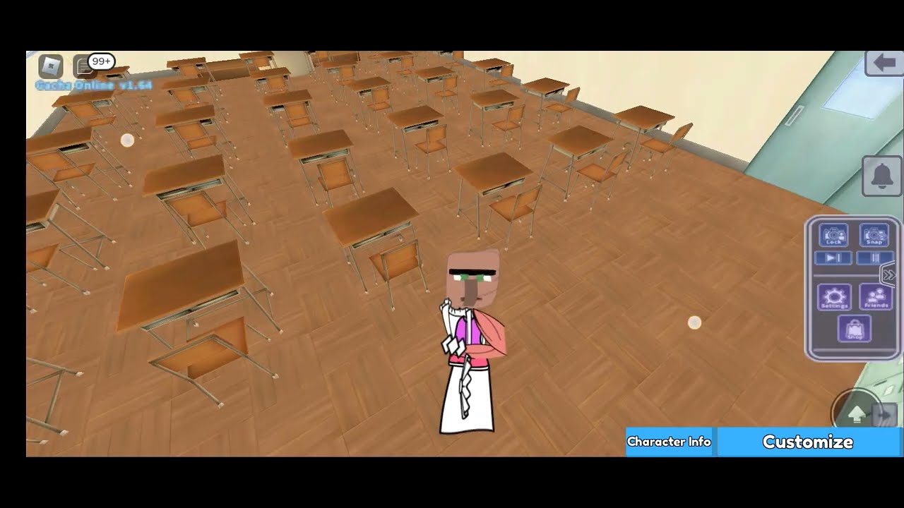 Gacha Online Roblox: Villager skin showcase - YouTube