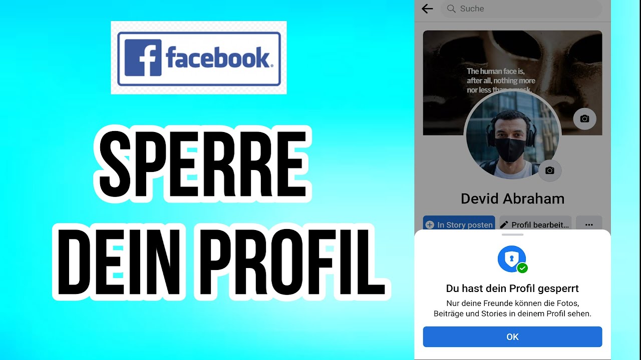 So sperren Sie das Facebook-Profil (2023) | So schützen Sie Ihr ...