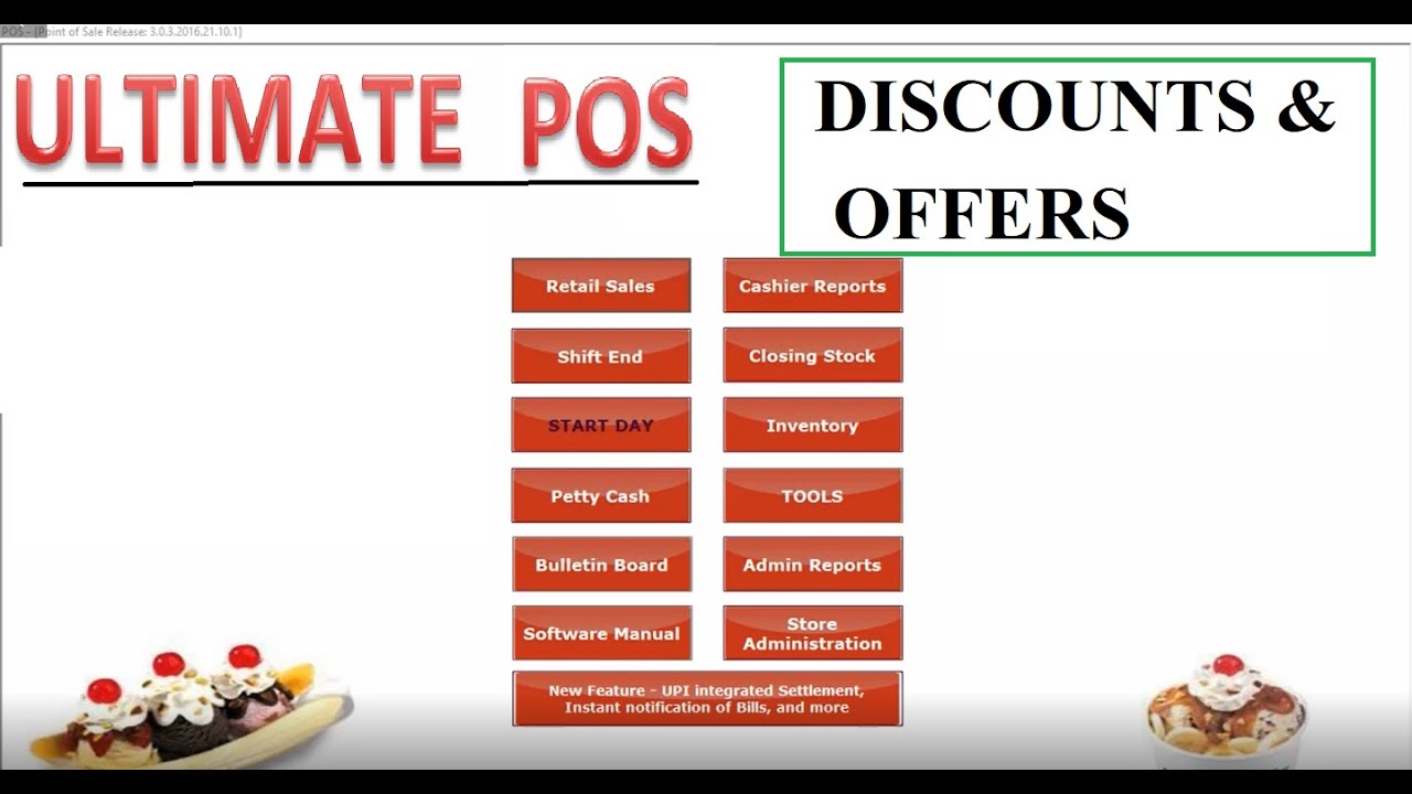 Ultimate POS - Discounts And Offers - YouTube