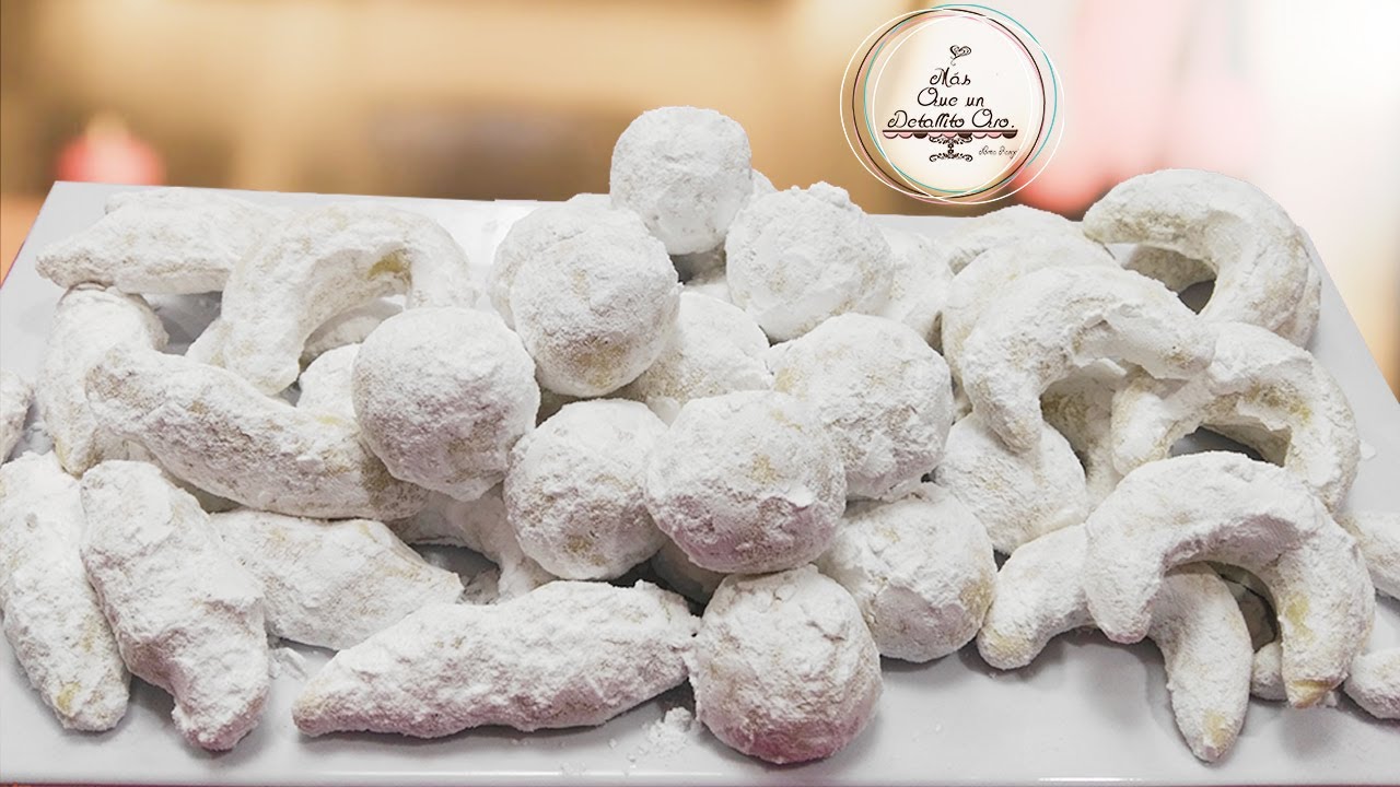 GALLETAS DE NUEZ, BESOS DE NOVIA,CUERNITOS DE NUEZ | WALNUT SNOWBALL ...