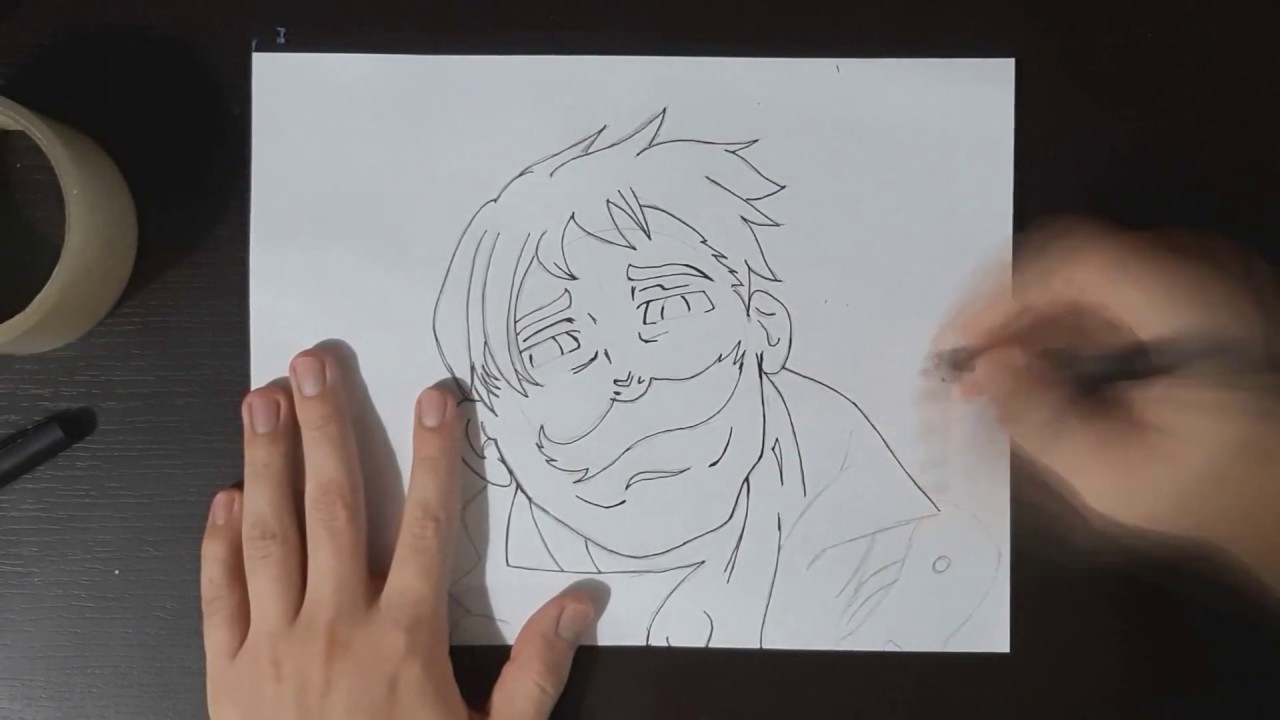 Como Dibujar a Escanor-how to draw escanor - YouTube