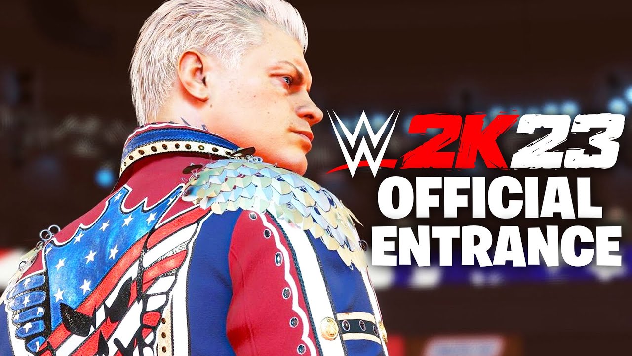 WWE 2K23 - Cody Rhodes Official Entrance! - YouTube