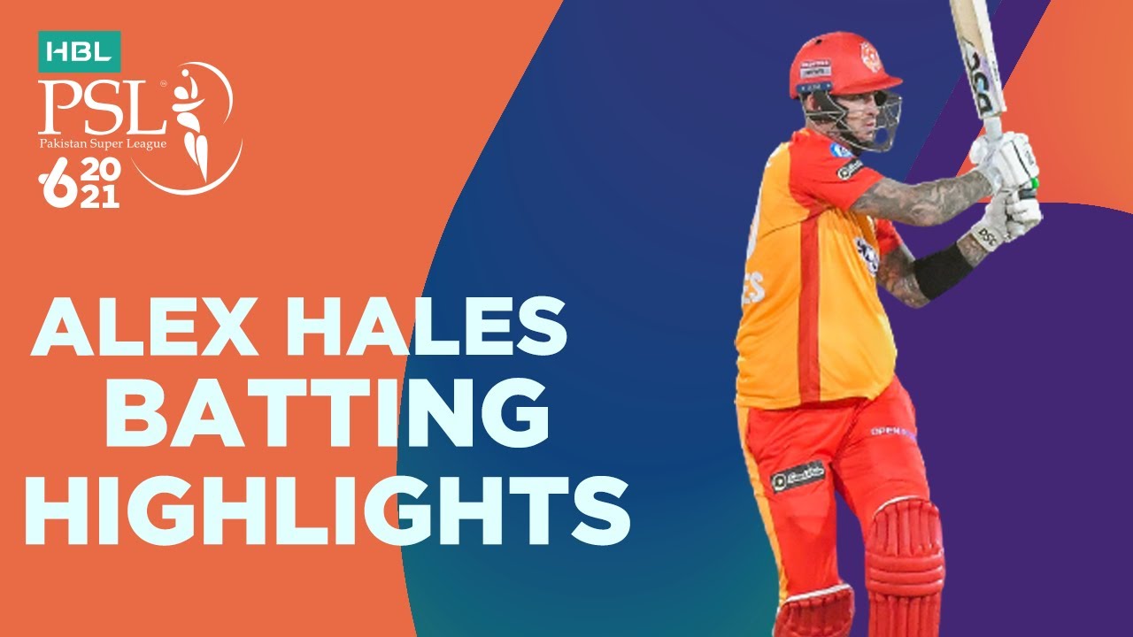Alex Hales Batting Highlights | Karachi Kings vs Islamabad United ...