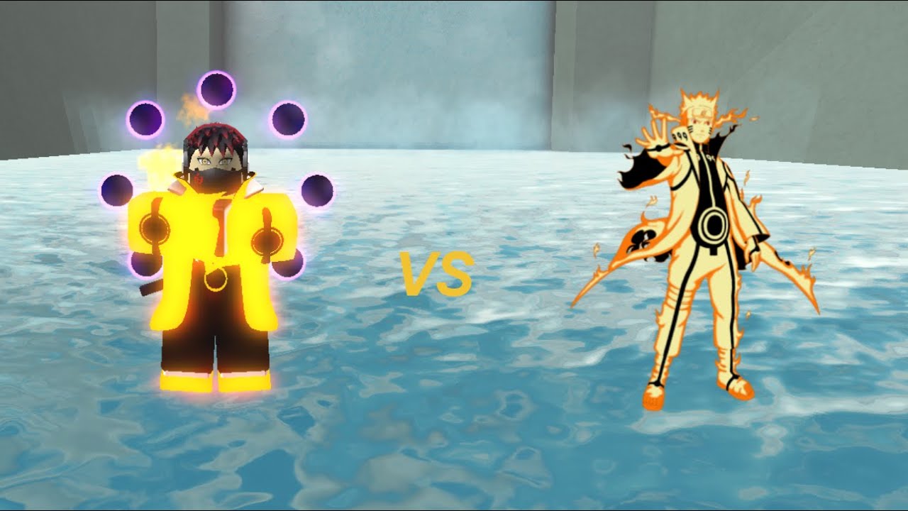 6 paths Naruto vs 9 tails link mode - YouTube