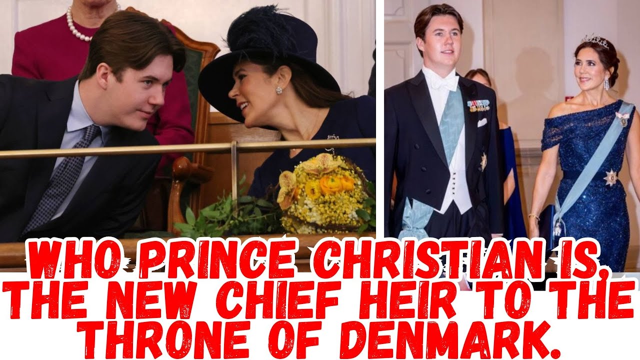 who Prince Christian is, the new chief heir to the throne of Denmark ...