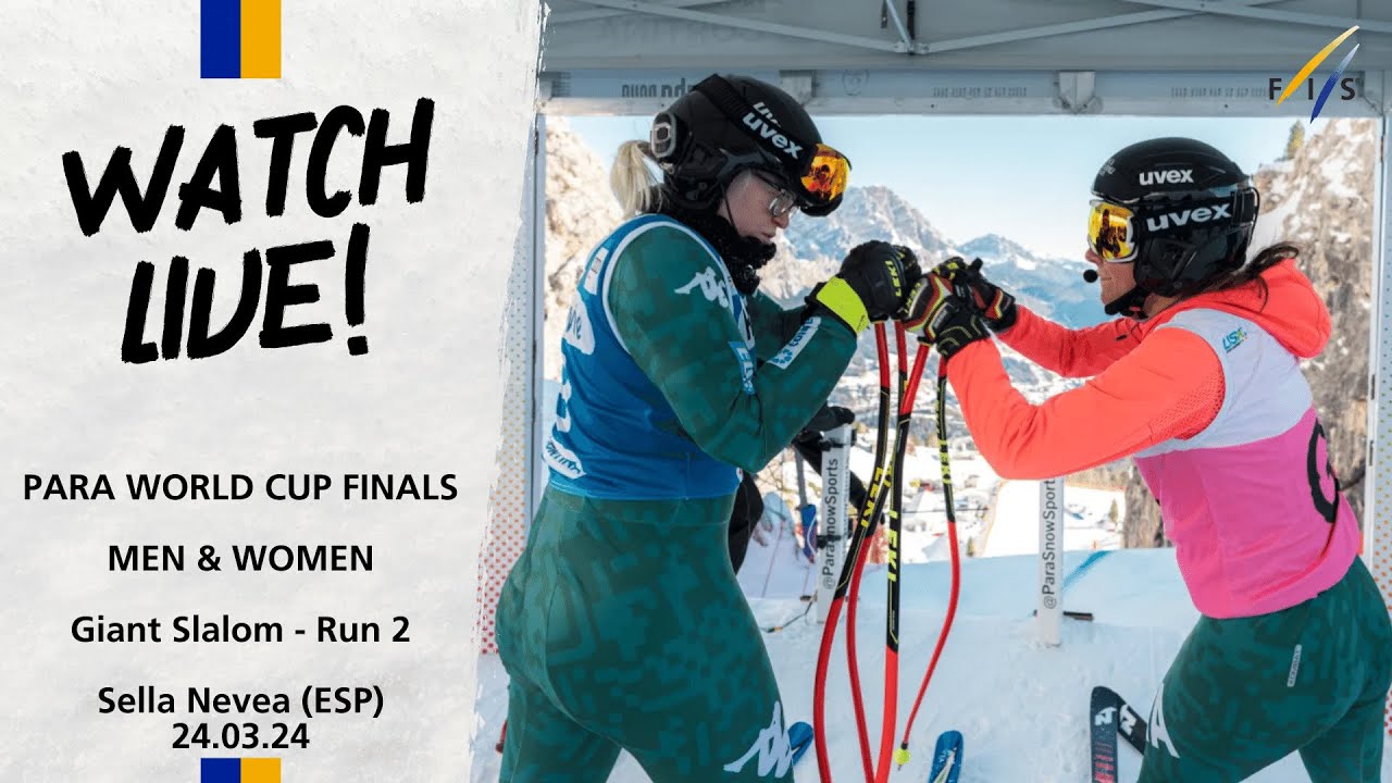 Para Alpine World Cup Finals Giant Slalom Men & Women - Sella Nevea Run ...