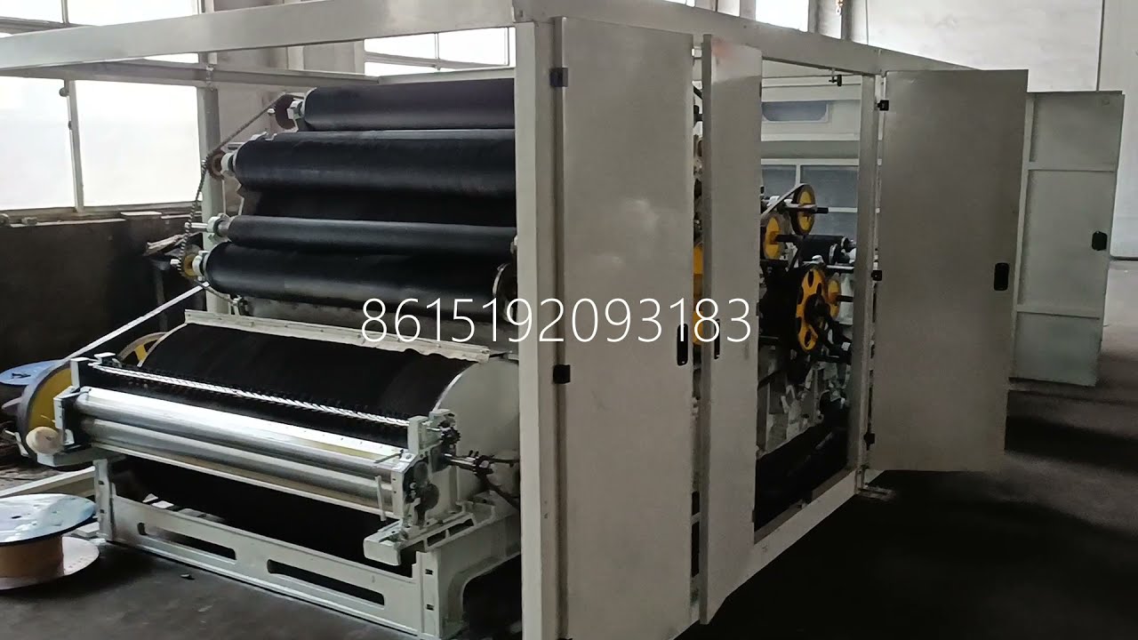 Wool worsted carding machine - YouTube