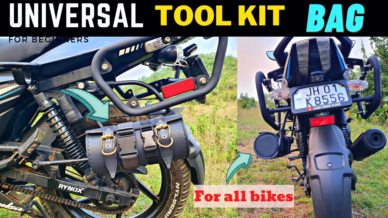 Motorcycle Tool Kit Bag | Tail Bag for Every Bikes | - YouTube
