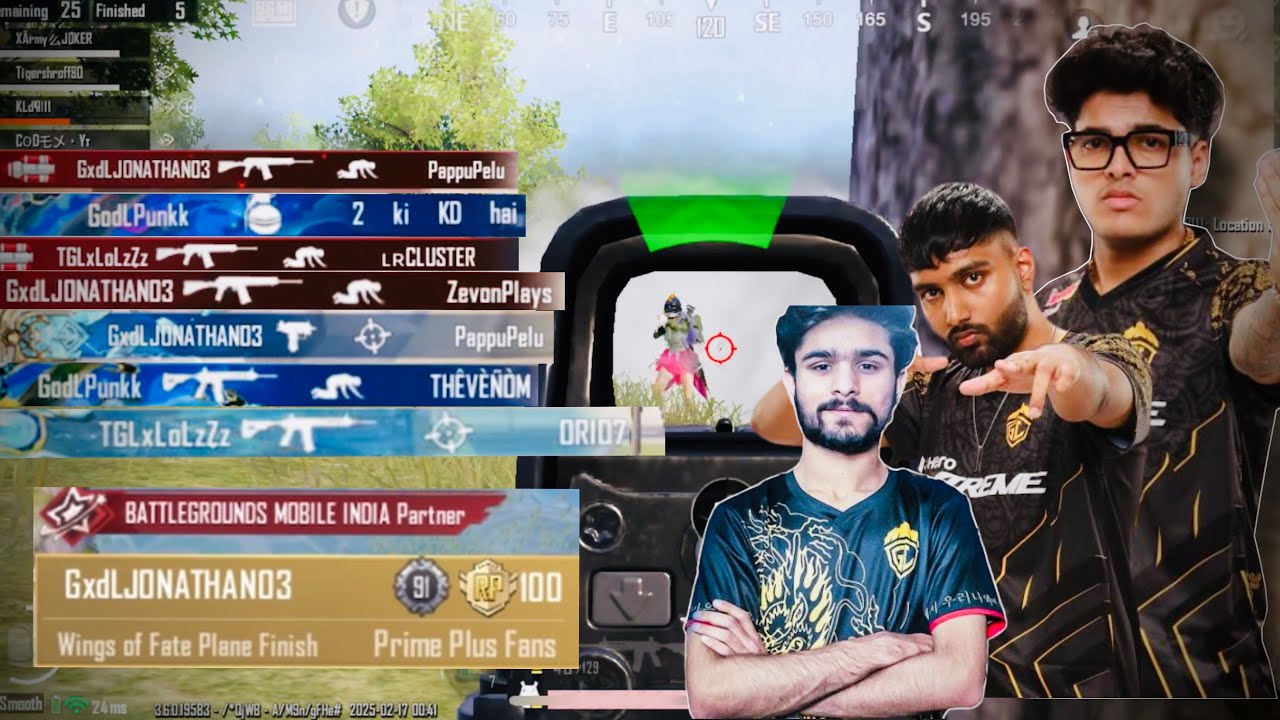 Part - 3 Jonathan 1v4 our squad 🥵 | Jonathan Gaming | @JONATHANGAMINGYT ...