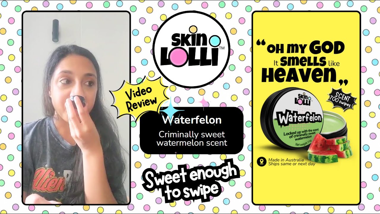 Kiran reviews Waterfelon by SKIN LOLLI - YouTube