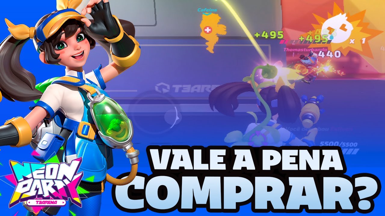 JOGUEI DE NEON E DEI MINHA ANALISE DA GAMEPLAY DELA - T3 ARENA - YouTube