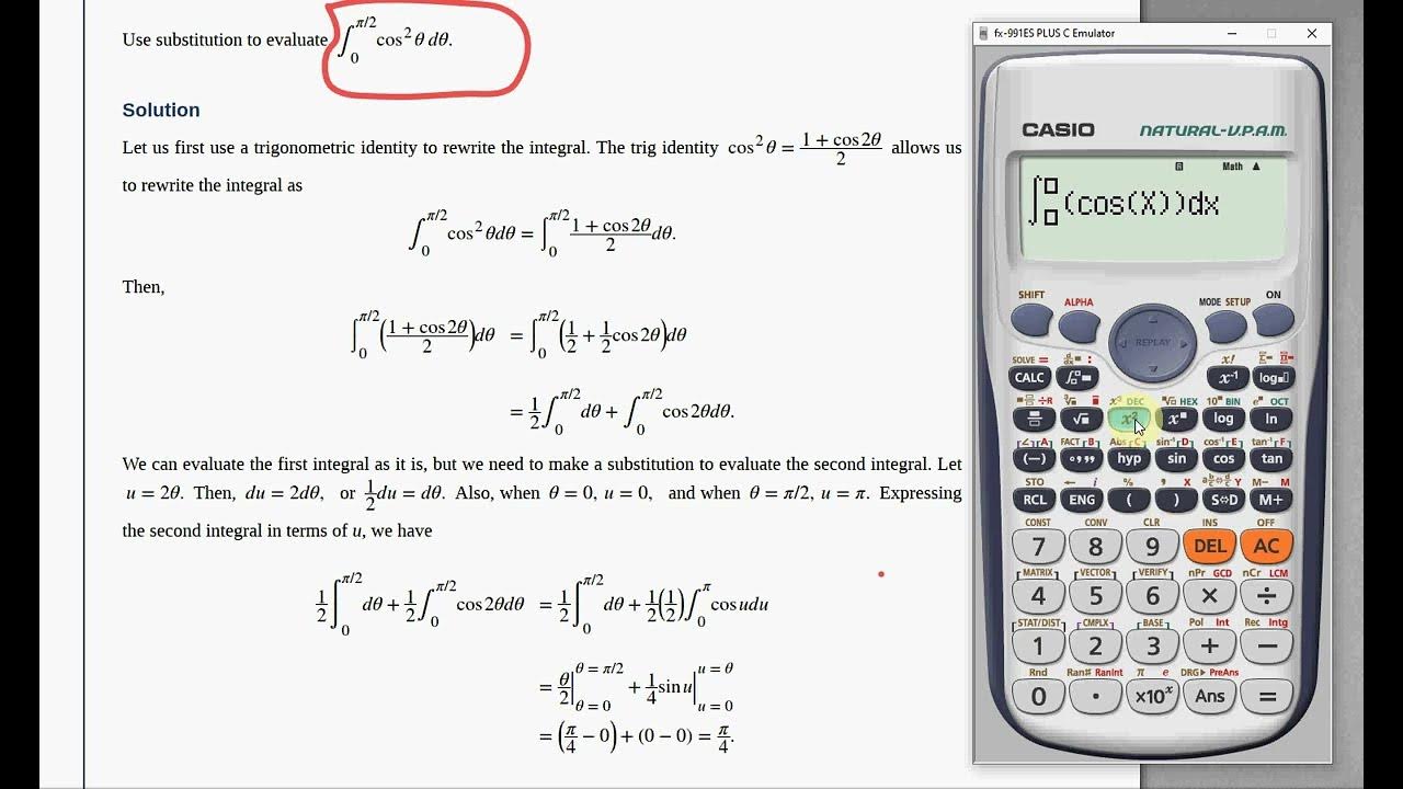 Scientific Calculator - Integration Trigonometry function - YouTube