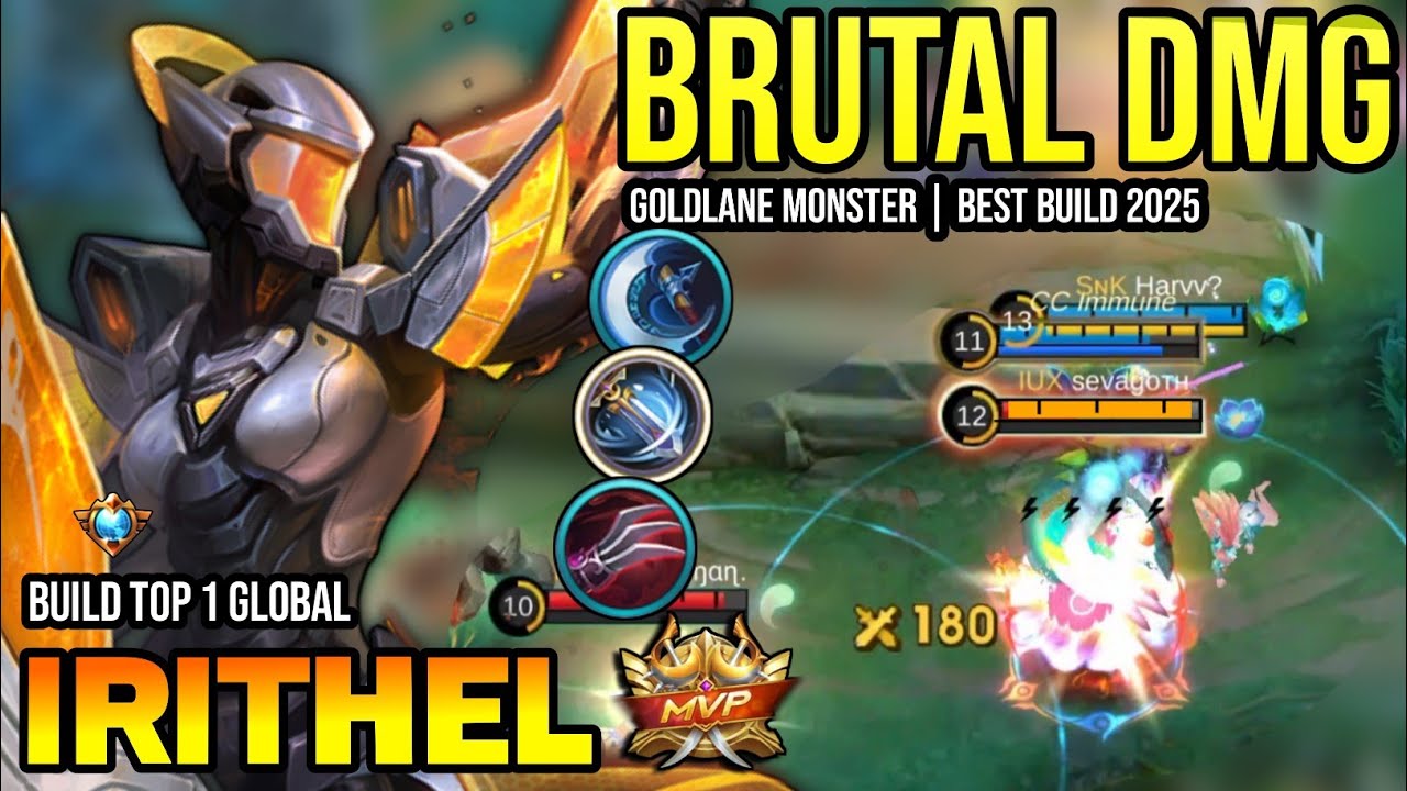 IRITHEL BEST BUILD 2025 | BUILD TOP 1 GLOBAL IRITHEL GAMEPLAY | MOBILE ...