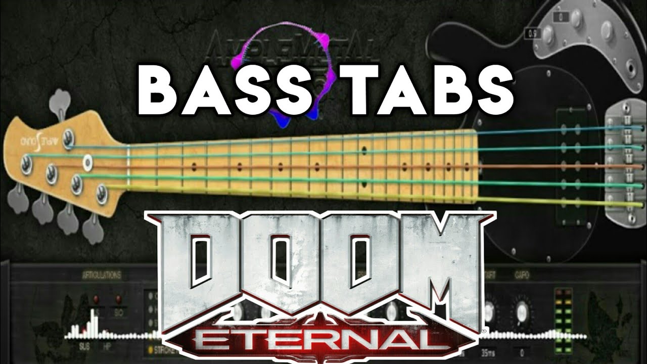 Doom Eternal ost bass tabs video - YouTube