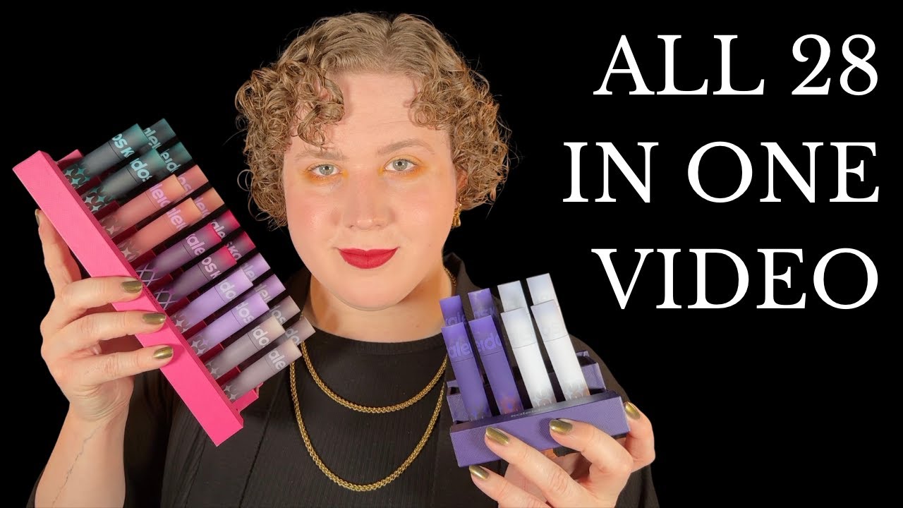 LIP SWATCHING ALL 28 KALEIDOS CLOUD LAB LIP CLAYS IN ONE VIDEO | BONUS: SEE ME TURN 7 LOOKS TO ...