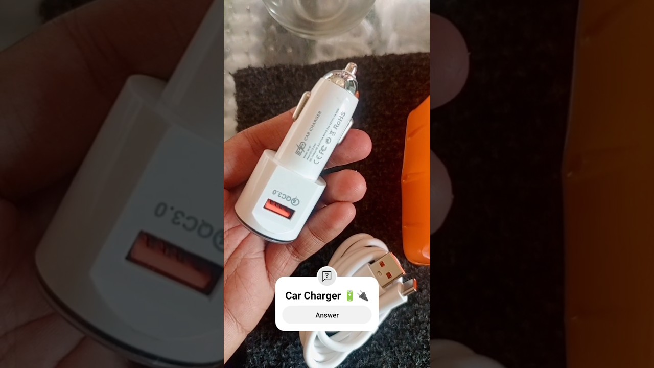 30W Car Charger 🔋🔌 # Overheat protection Temperature protection #live ...