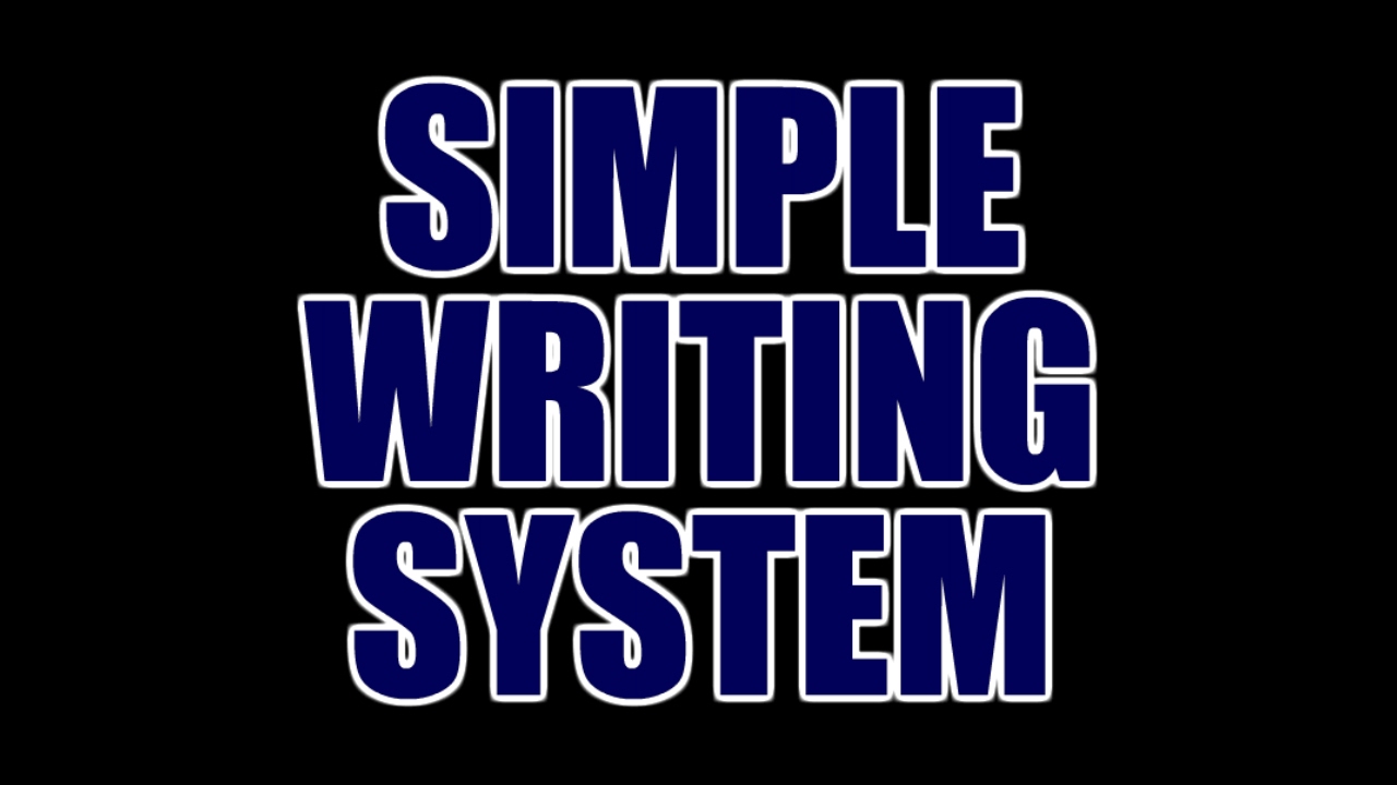 Simple Writing System Home Study Course - YouTube