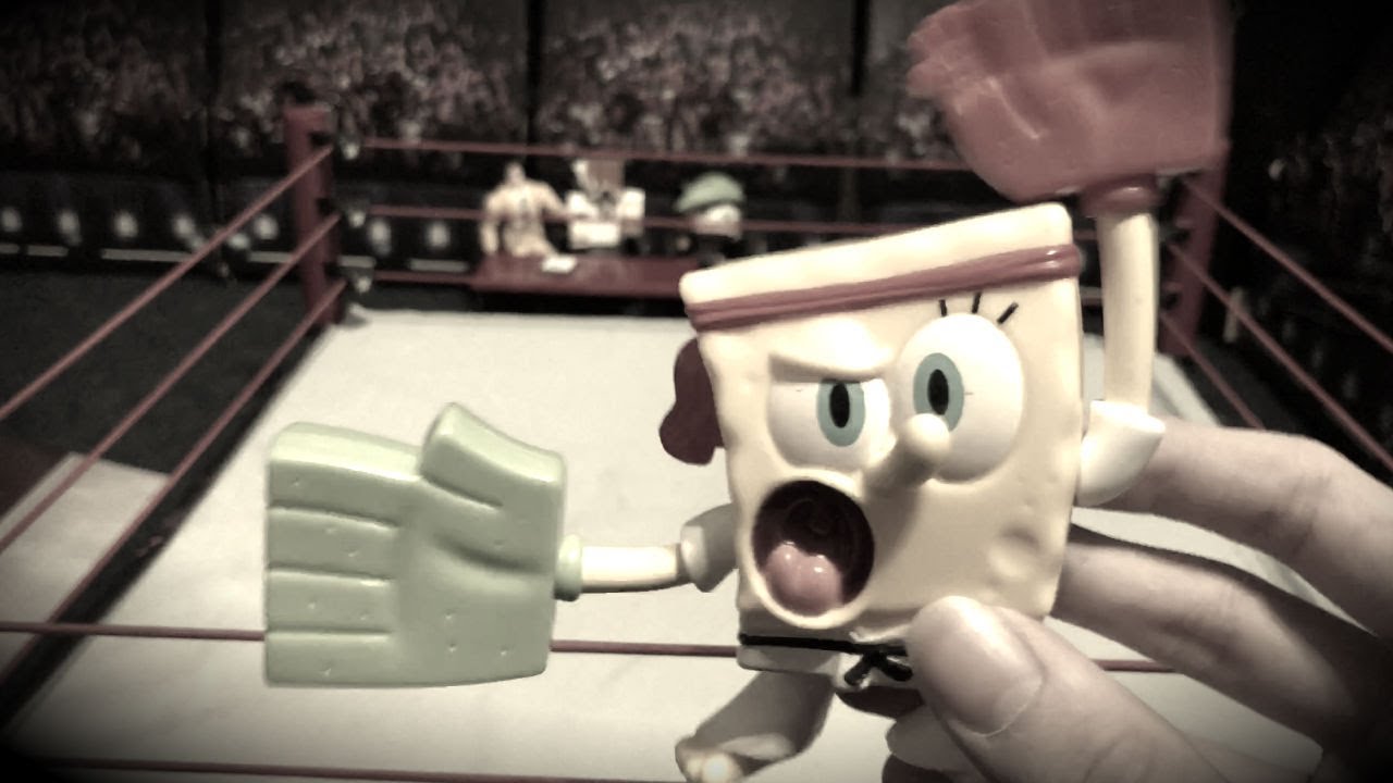 SpongeBob announces his retirement - SMF Wrestling - YouTube