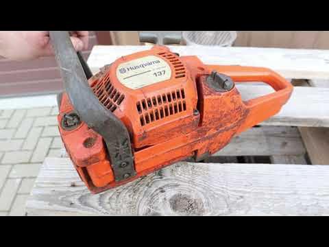 Disassembly of Husqvarna 137 chainsaw for spare parts - YouTube