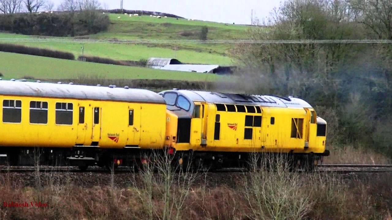 Network Rail's 97301 Drives to Whitland - YouTube