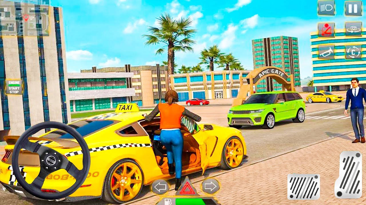 City Taxi Driver Game Simulator - Luxury Taxi Cab 3D | Android GamePlay ...