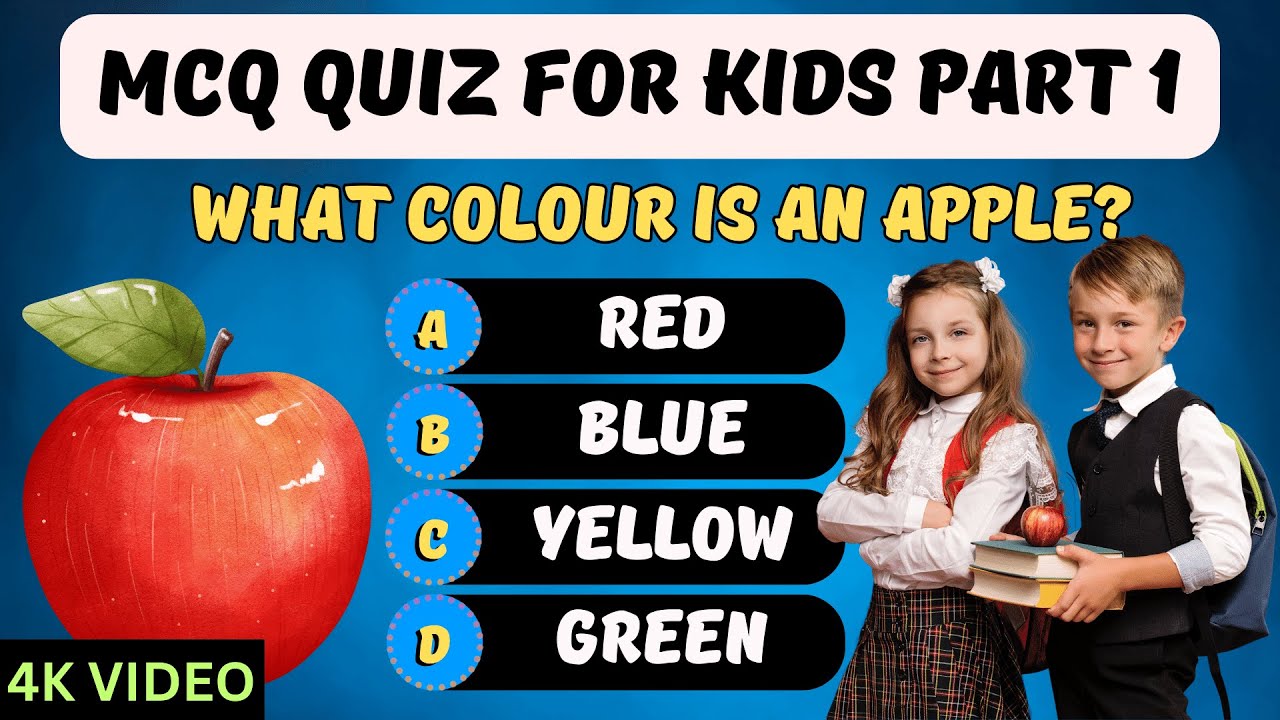 🍎 Fun Learning Adventure: Toddler MCQ Quiz - Colors, Shapes, and More ...