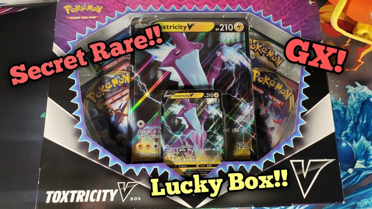 *New* Pokemon Sword And Shield Toxtricity V Box Opening!! - YouTube