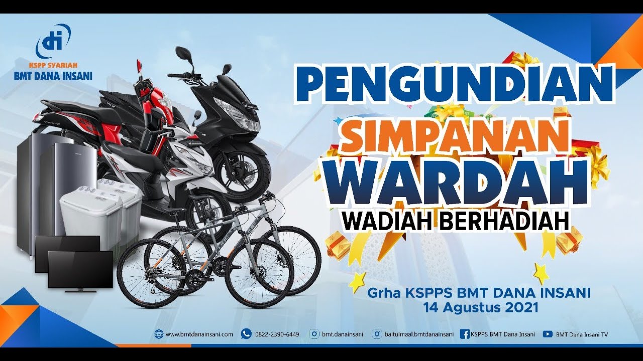 Live Streaming Pengundian Simpanan Wardah (Wadiah Berhadiah) KSPPS BMT ...