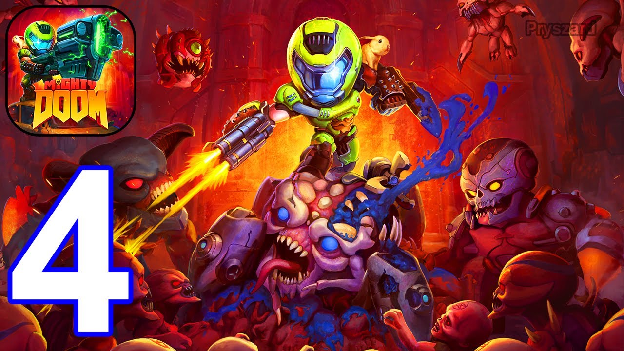 Mighty DOOM Mobile - Gameplay Walkthrough Part 4 Ka-Ching & Bullet Hell Event (iOS, Android ...