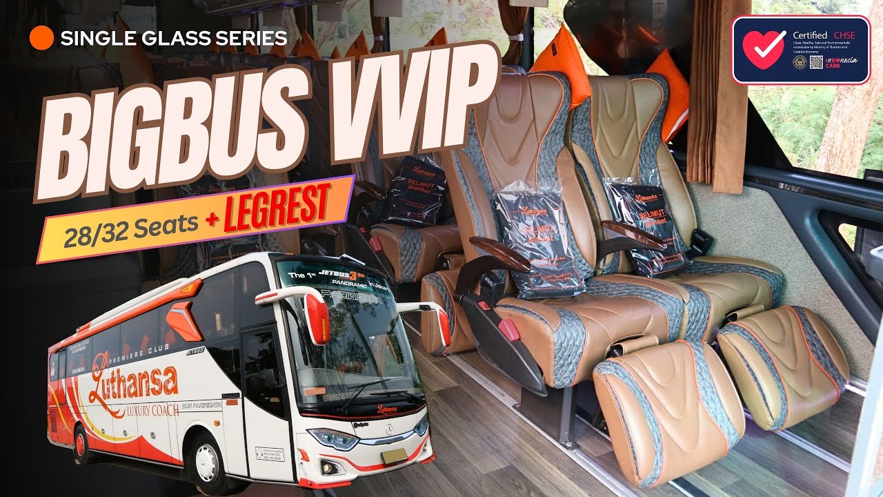 BUS VVIP Mewah!! Bus Pariwisata LUTHANSA VVIP 28/32Seats+Legrest+Toilet ...