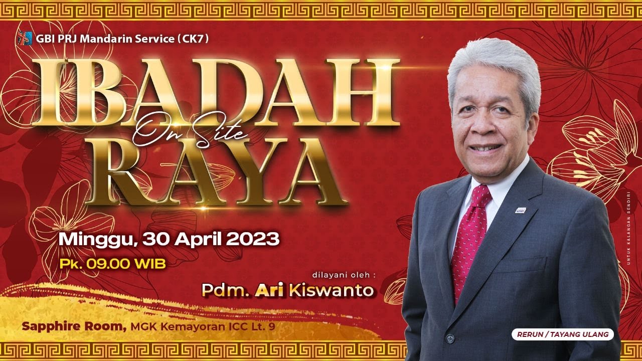 OBEDIENCE OF FAITH - Pdm. Ari Kiswanto - Onsite Mandarin 30 April '23 ...