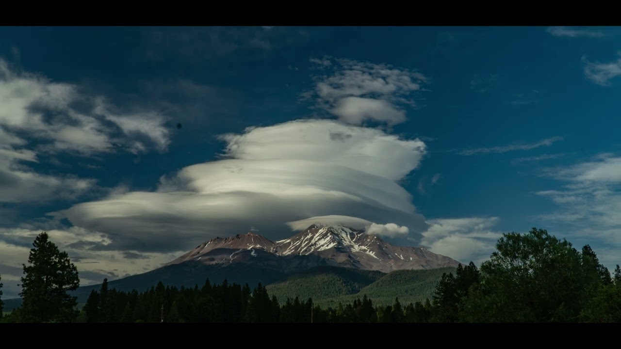 Why lenticular clouds form over Mt. Shasta in California