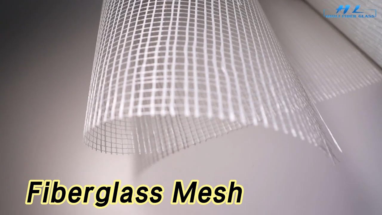 Emulsion Coated Fiberglass Mesh Fabric 50m For Building Materials - YouTube