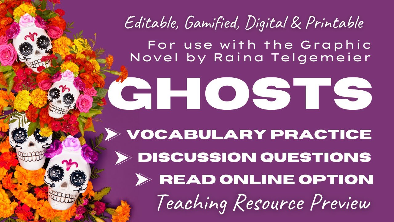 Ghosts by Raina Telgemeier: Book Club/Novel Study Discussion Questions ...