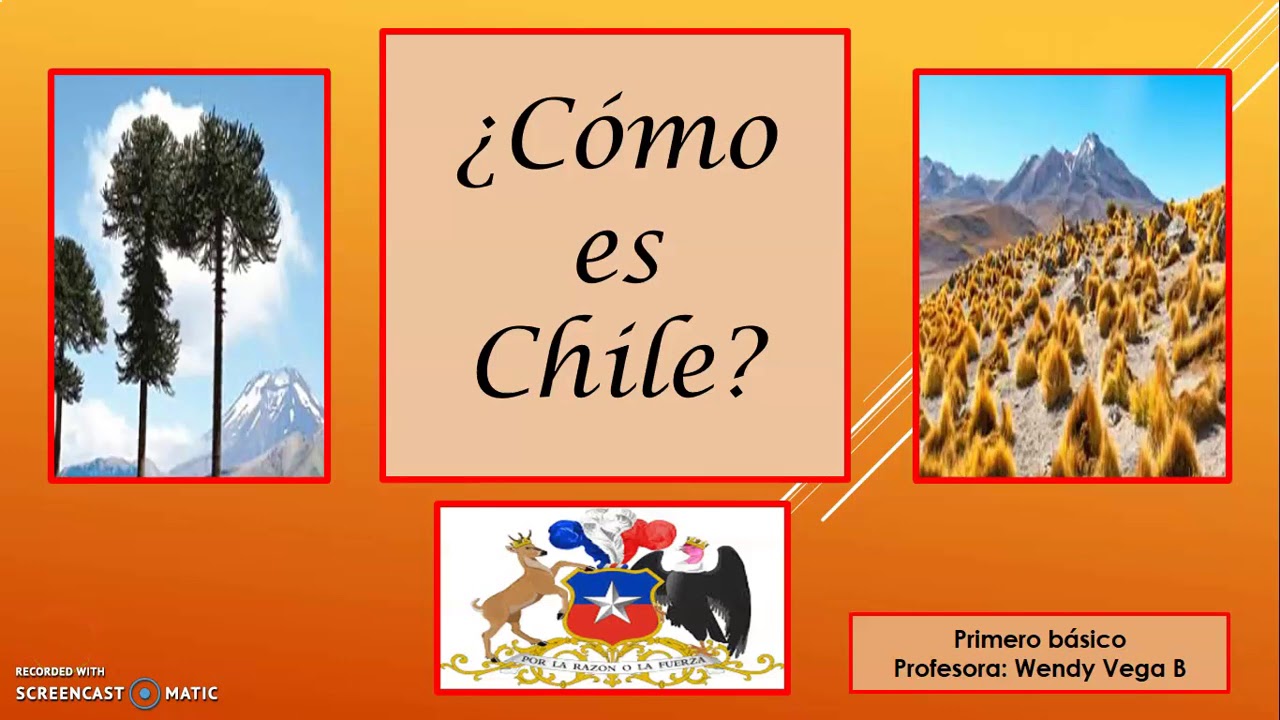 ¿Cómo es Chile? 1° básico. Historia. 12/10/2020 - YouTube